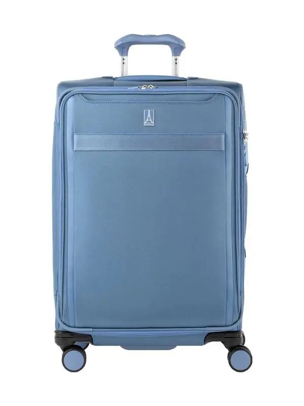 TRAVELPRO Versapack + Lightweight Softside Expandable 25" Medium Check-in Spinner Luggage - Elemental Blue
