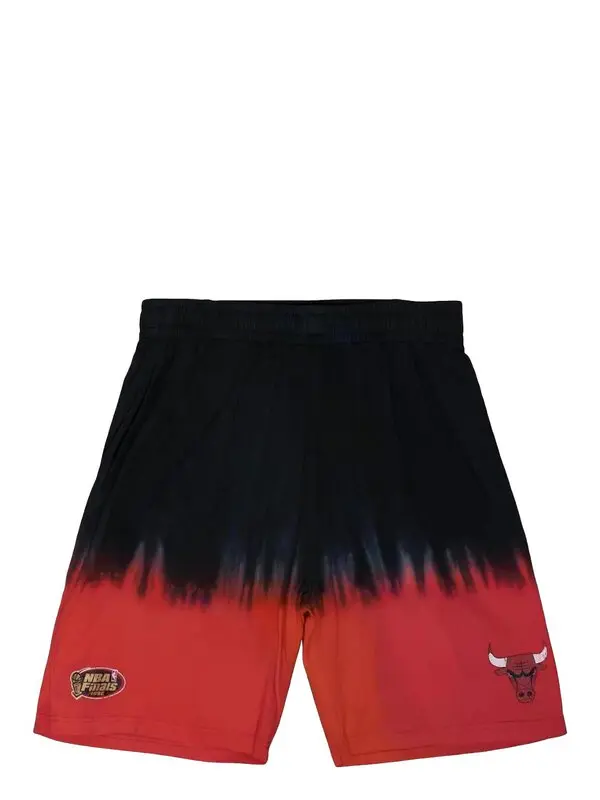 Mitchell & Ness Nba Chicago Bulls Tie-dye Basketball Shorts - Black