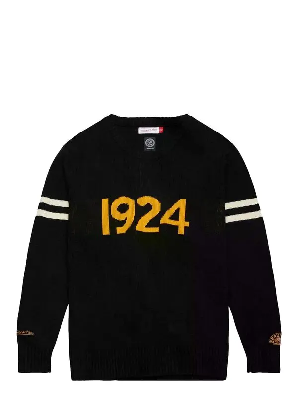 Mitchell & Ness Nhl 100th Anniversary Bruins Sweater - Black