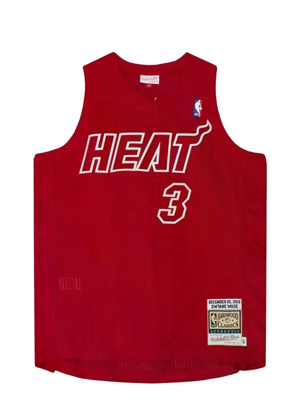 Mitchell & Ness Nba Miami Heat 2012 Dwyane Wade Christmas Day Jersey - Red