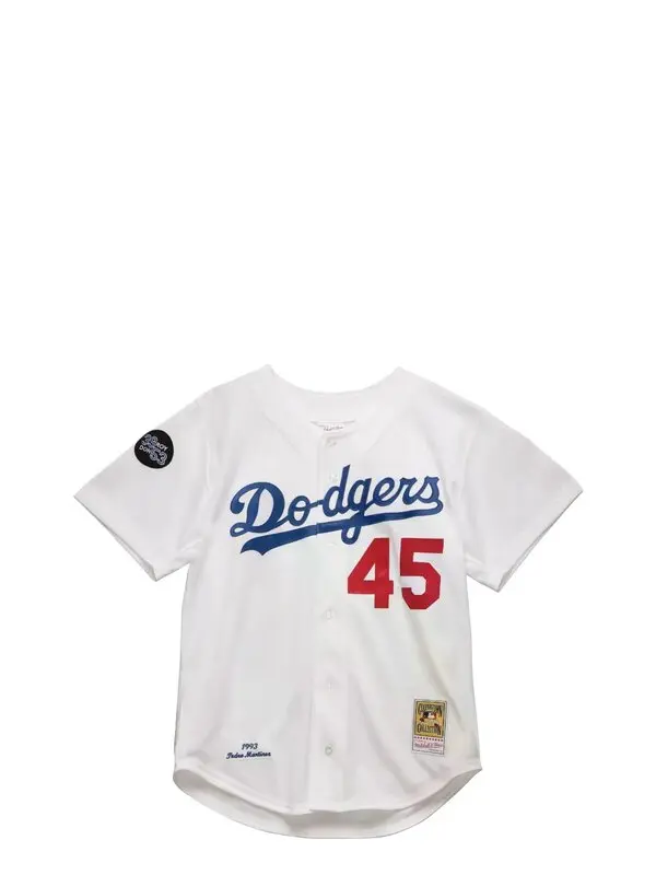 Mitchell & Ness Mlb Los Angeles Dodgers 1993 Pedro Martinez Authentic Jersey T-shirt - White