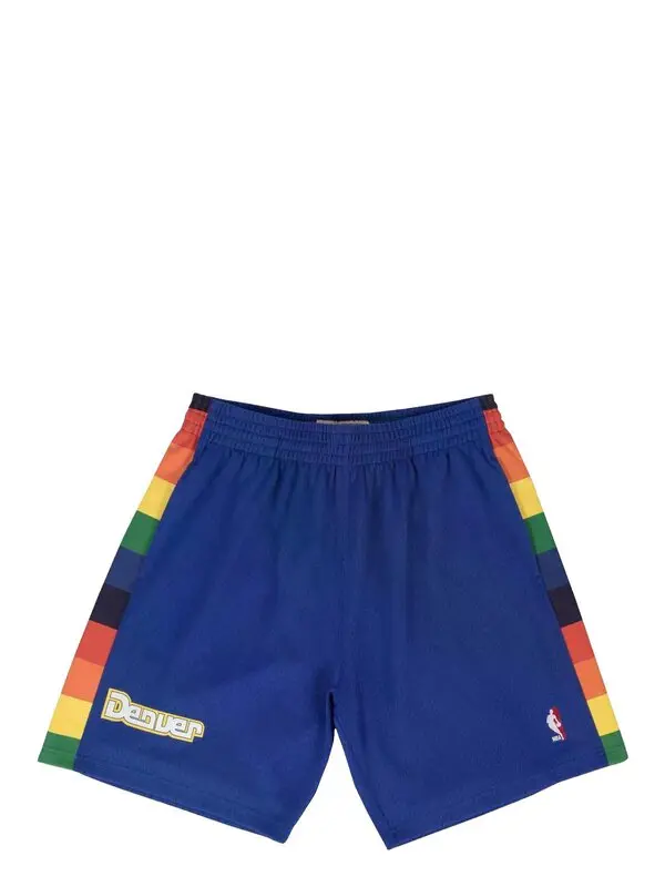 Mitchell & Ness 1991/92 Denver Nuggets Swingman Basketball Shorts - Blue