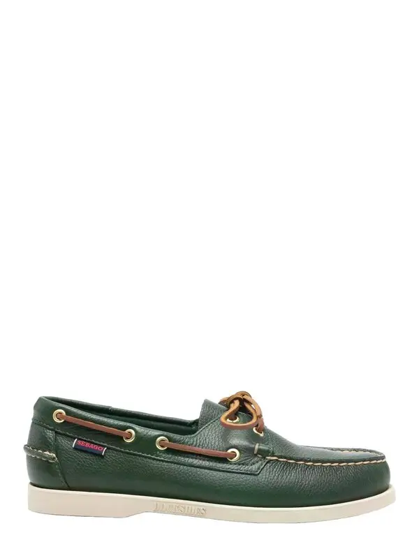 SEBAGO Portland Martellato Boat Shoes - Green