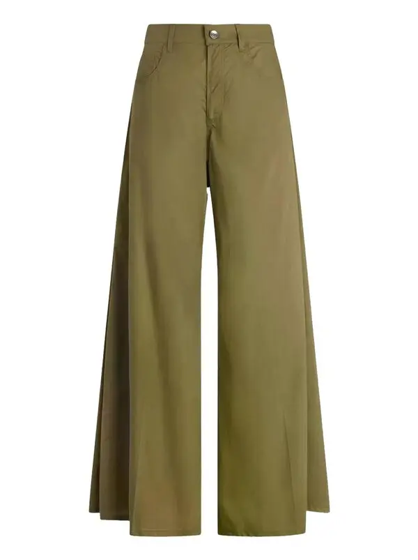 Liu Jo Flared Trousers - Green