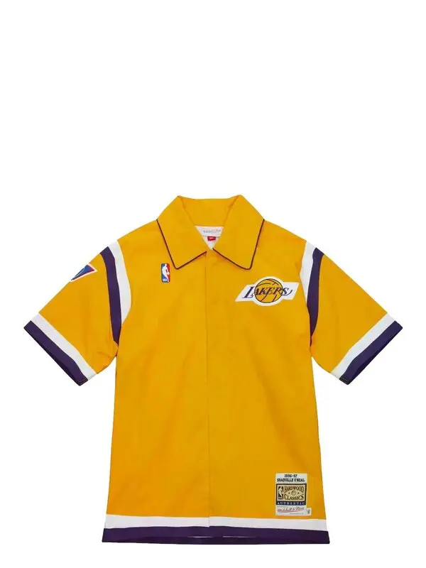 Mitchell & Ness Los Angeles Lakers 1996/97 Shaquille O'neal Authentic Shooting Shirt - Yellow