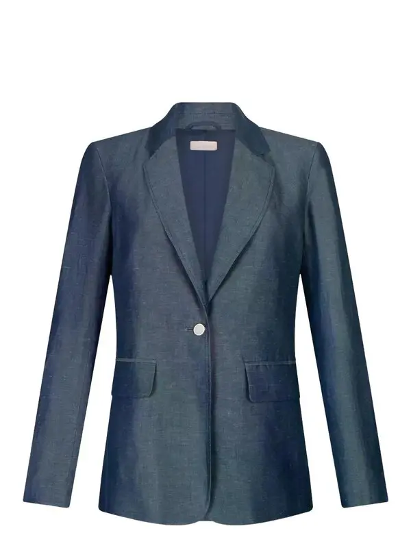 Liu Jo Logo-plaque Blazer - Blue