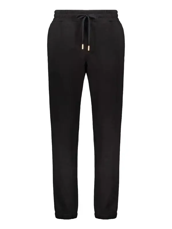 Versace Cotton Track Pants - Black
