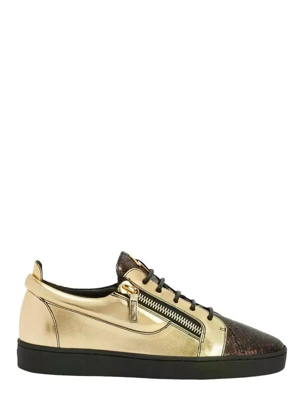 GIUSEPPE ZANOTTI Frankie Low-top Sneakers - Gold