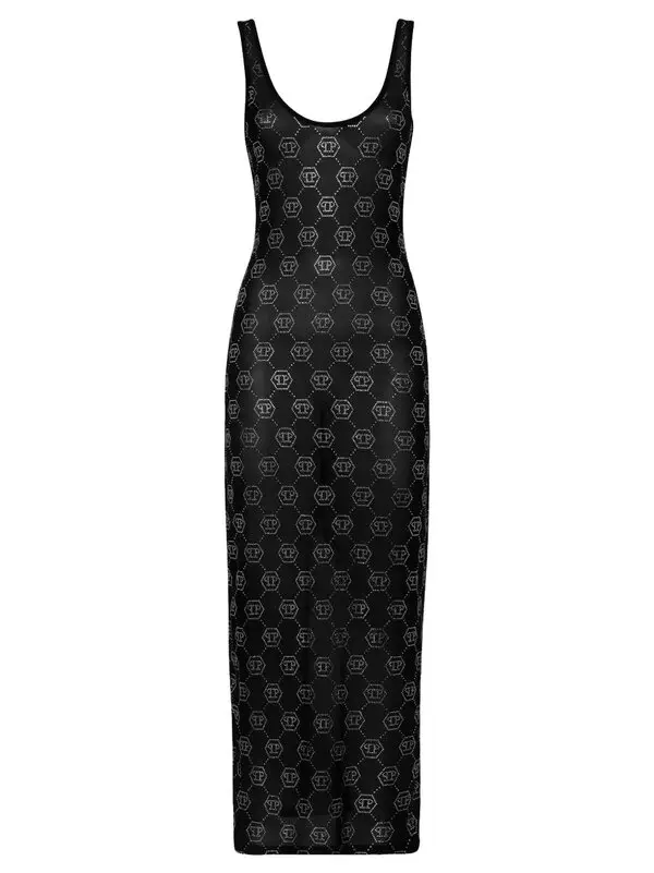 Philipp Plein Monogram Dress - Black
