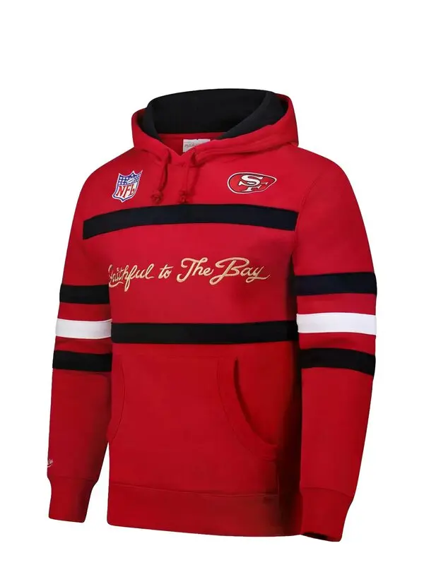 Mitchell & Ness San Francisco 49ers Head Coach Hoodie - Red