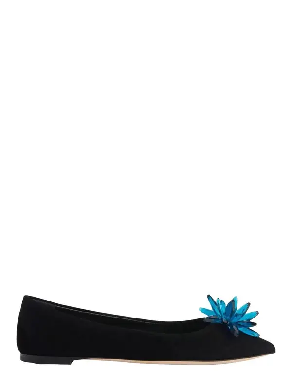 GIUSEPPE ZANOTTI Valliee Ballet Flats - Black