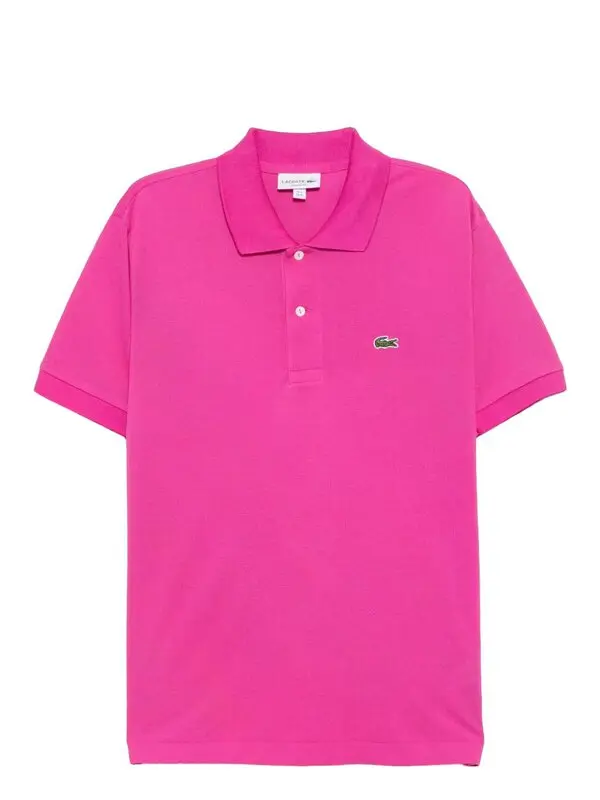 Lacoste Cotton Polo Shirt - Pink