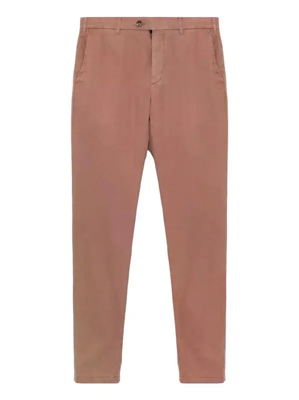 Canali Twill Chinos - Pink