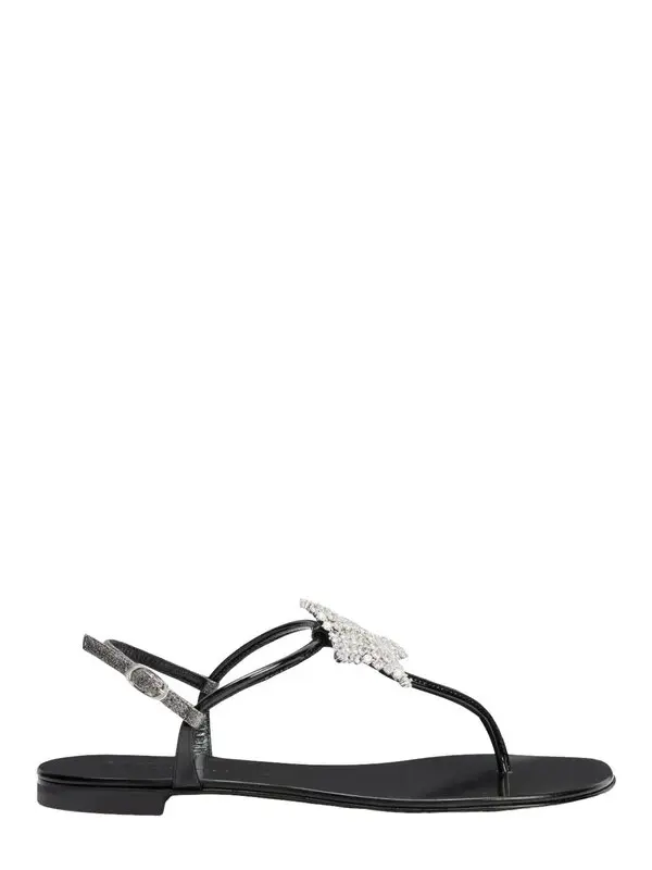 GIUSEPPE ZANOTTI Hollie Star Sandals - Black