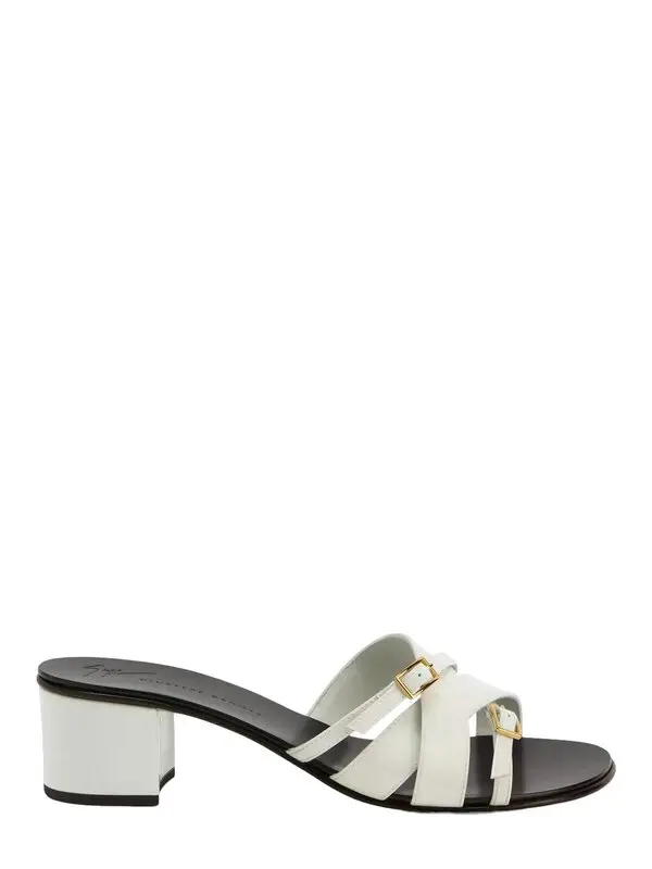 GIUSEPPE ZANOTTI 105mm Alimha Sandals - White