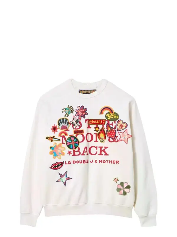 La DoubleJ X Mother Logo-print Sweatshirt - White