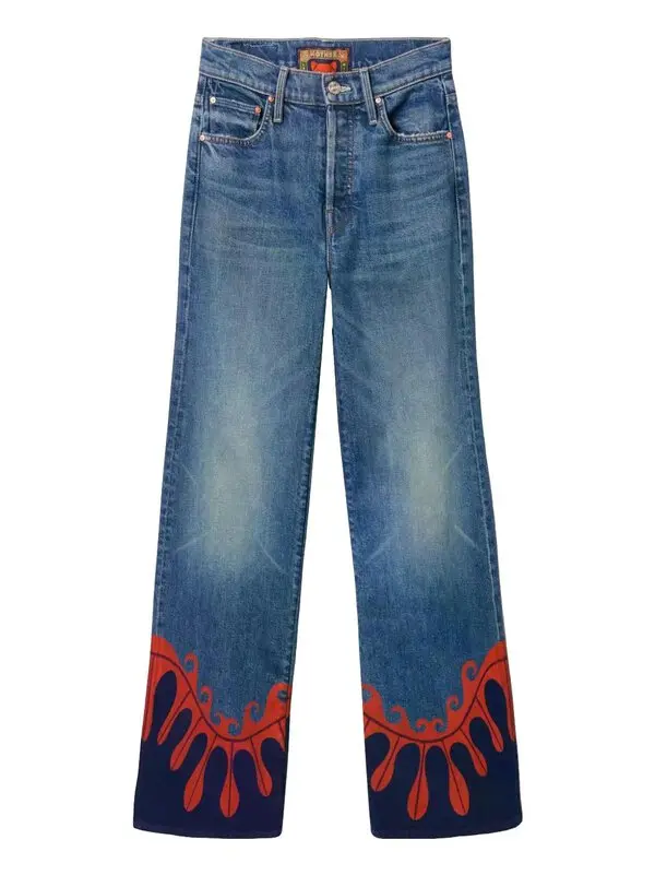 La DoubleJ X Mother The Tomcat Roller Jeans - Blue