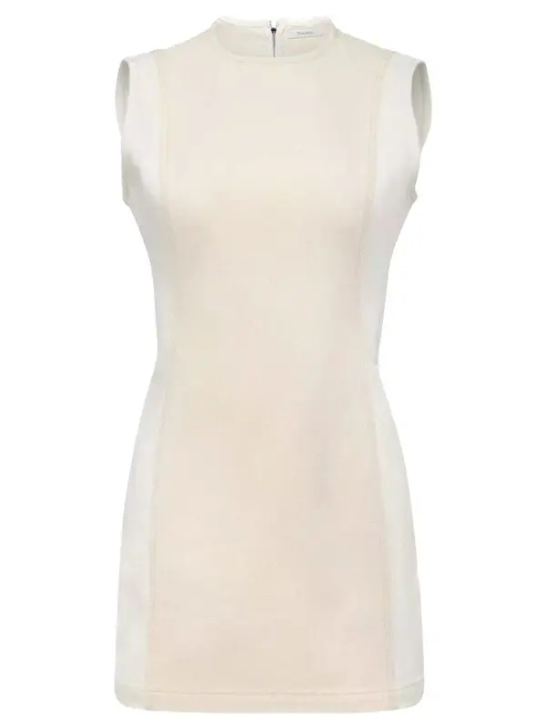 JW Anderson Denim Twill Mini Dress - Neutrals
