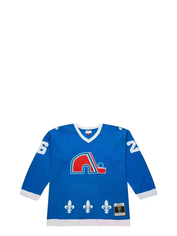 Mitchell & Ness 1980/81 Peter Stastny Quebec Nordiques Power Play Player Jersey - Blue
