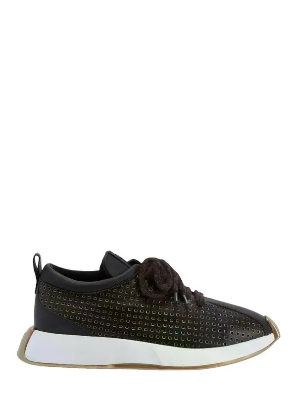 GIUSEPPE ZANOTTI Ferox Lace-up Low-top Sneakers - Black