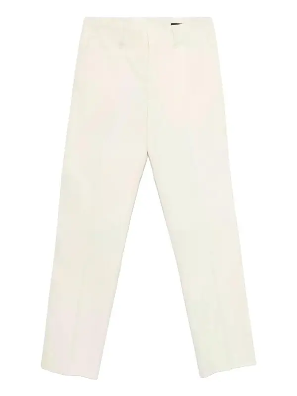 Fendi Wool Tailored Trousers - Neutrals