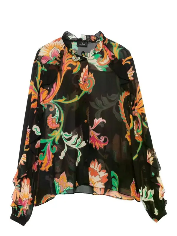 Etro Silk Blouse - Black