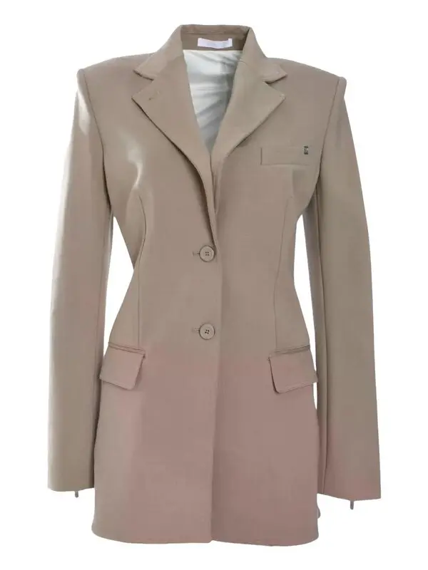 Helmut Lang Zip-detailed Blazer - Neutrals