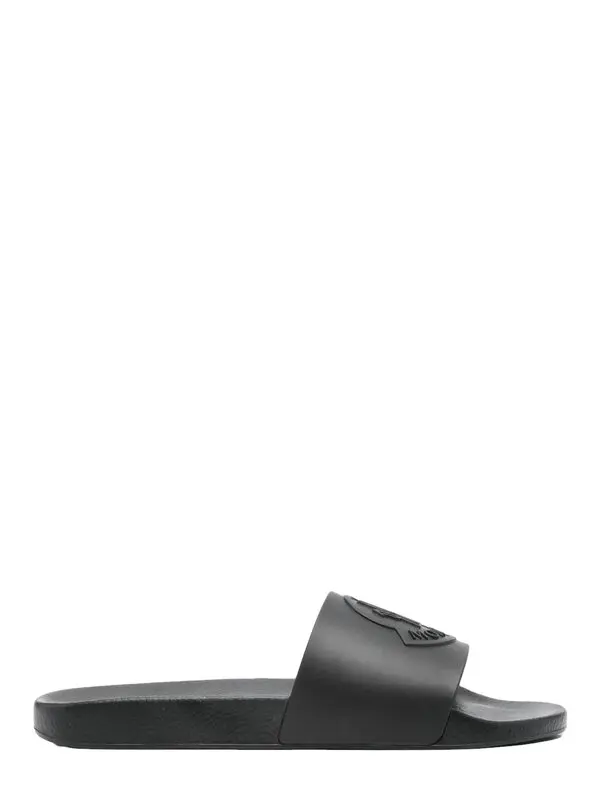 Moncler Basile Slides - Black