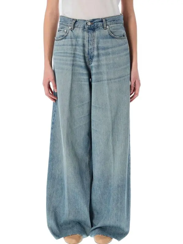 HAIKURE Wide Leg Jeans - Blue