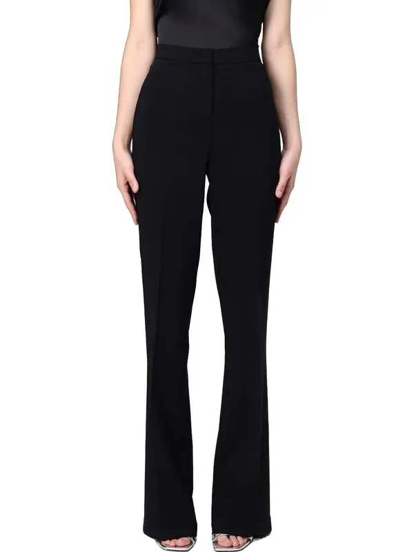 Pinko Tailored Wide Leg Trousers - Black