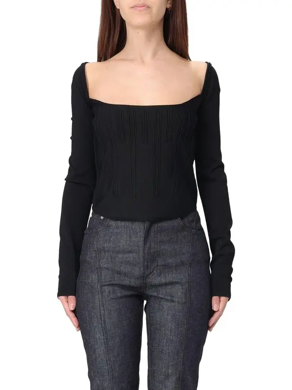 MUGLER Top - Black