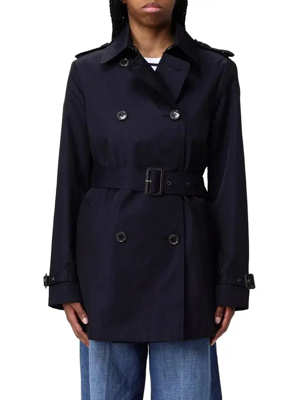 Ralph Lauren Double Breasted Trench Coat - Blue