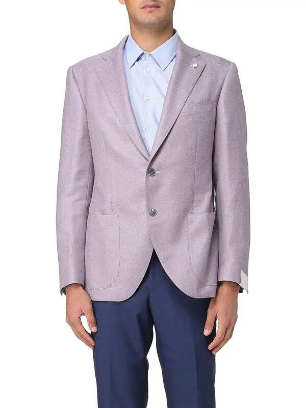 LUIGI BIANCHI Tailored Jacket - Violet