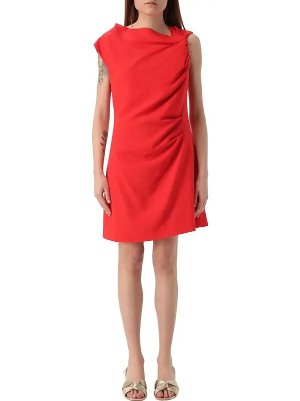 MSGM Shift Dress - Red
