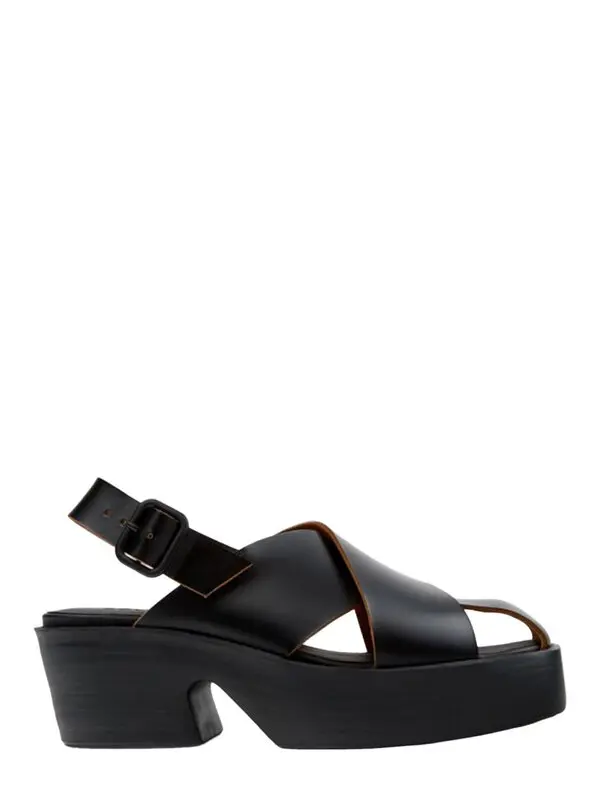 Camper Heeled Sandals - Black