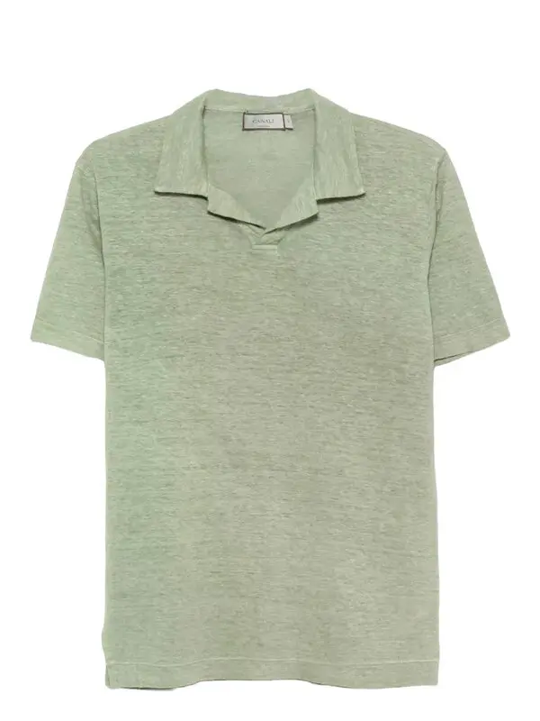 Canali Linen T-shirt - Green