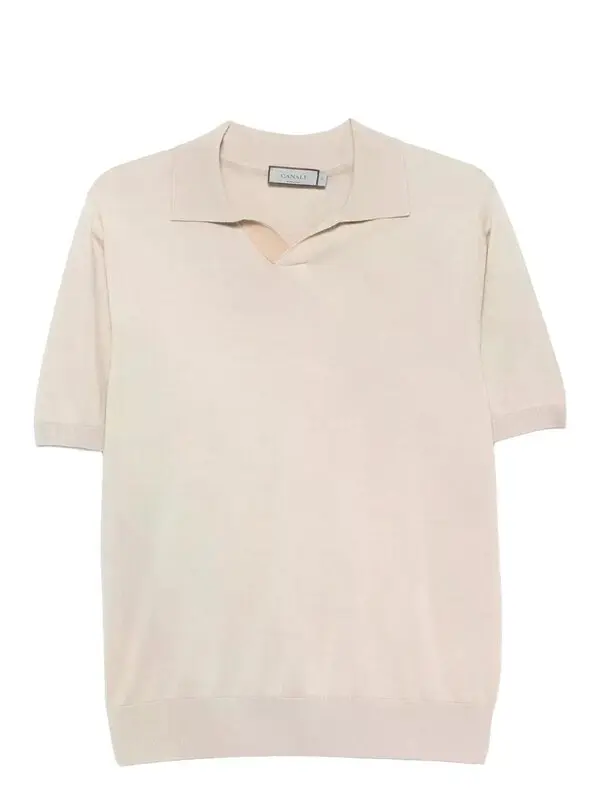Canali Fine-knit T-shirt - Neutrals