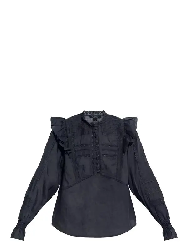 ALLSAINTS Heather Blouse - Blue