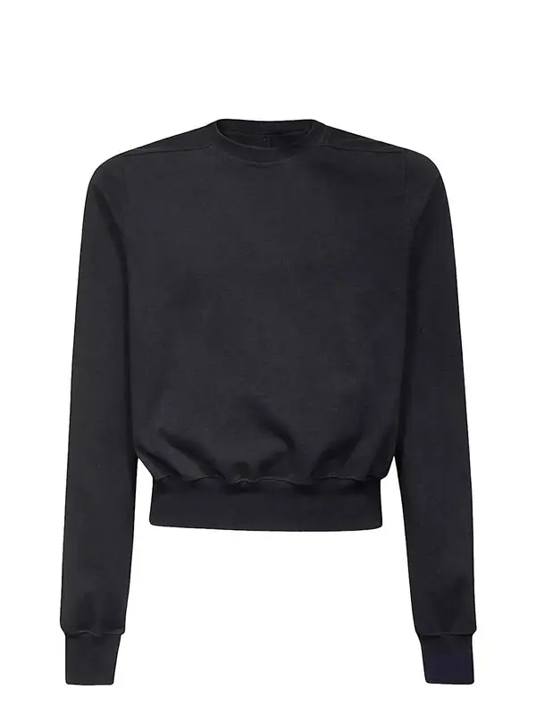 Rick Owens Cotton Sweatshirt - Black
