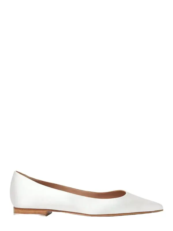 SCAROSSO Iris Ballerinas - White