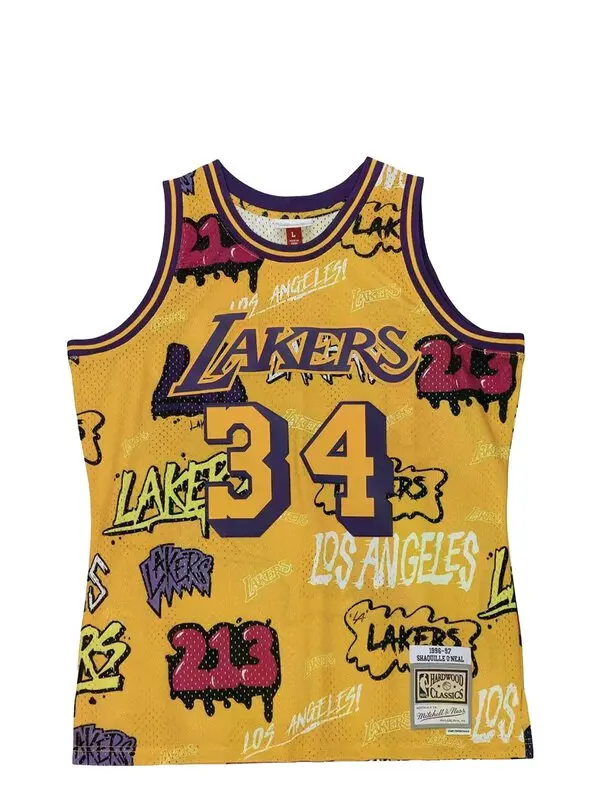 Mitchell & Ness La Lakers 1996 Shaquille O'neal Swingman Jersey - Yellow