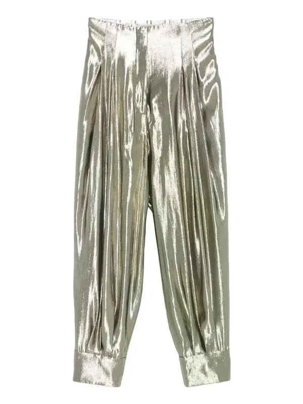 Philosophy Di Lorenzo Serafini Lamé Trousers - Gold