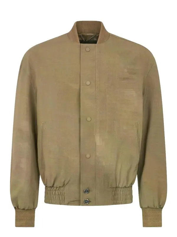 Roberto Cavalli Drop-shoulder Bomber Jacket - Neutrals