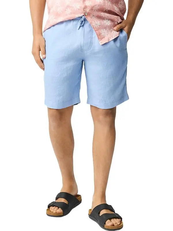 Rodd & Gunn Linen 9" Resort Shorts - Chambray