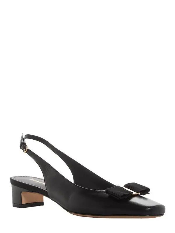 FERRAGAMO Rivada Pumps - Black