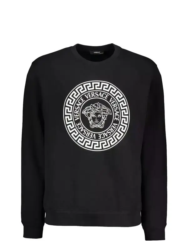 Versace Cotton Sweatshirt - Black