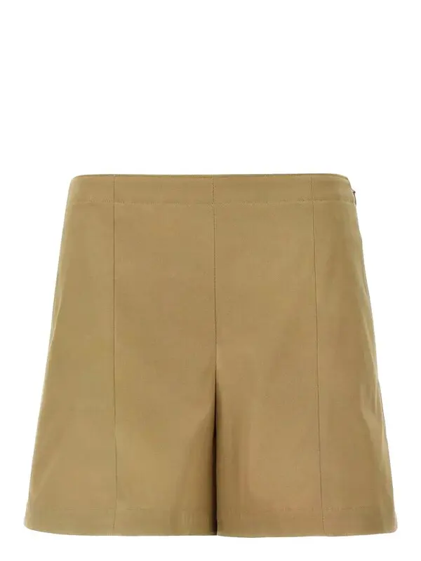 Theory Cotton Shorts - Neutrals