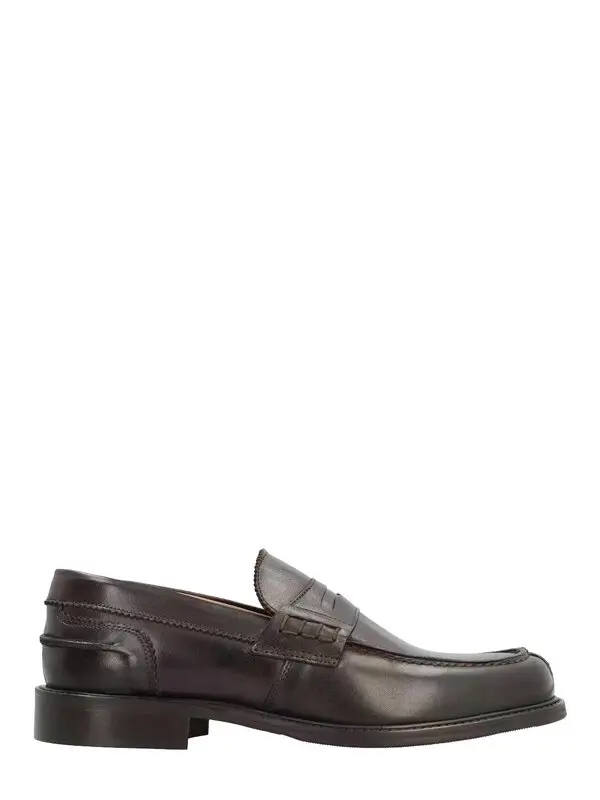 Bruno Magli Leather Loafers - Brown