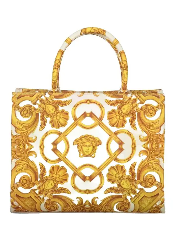 Versace Medusa Barocco Tote Bag - Neutrals