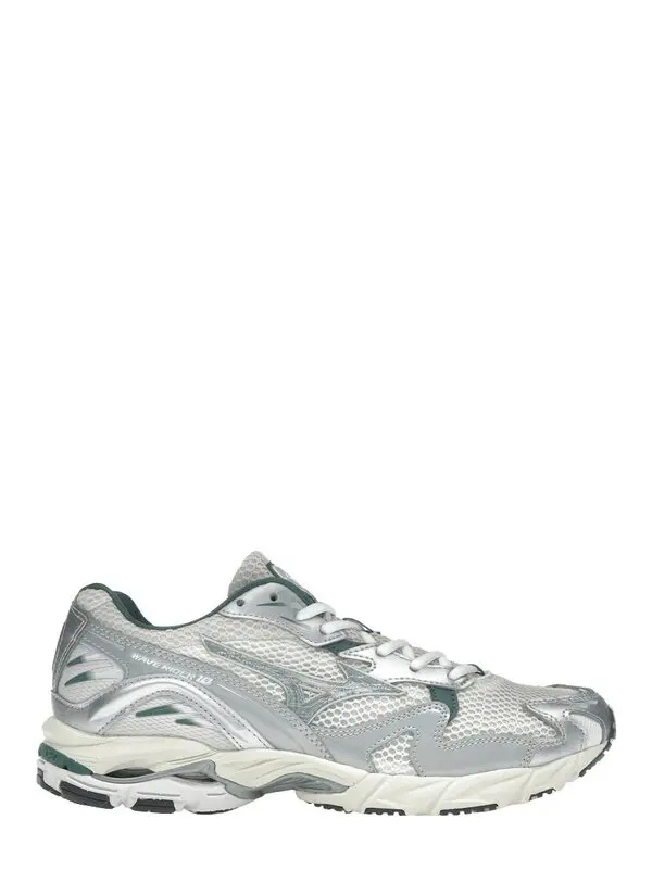 Mizuno Wave Rider Sneakers - Snow White/slate/bistro Green